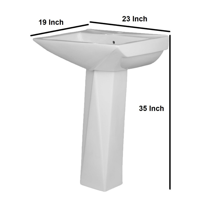 Wash basin size in inches store