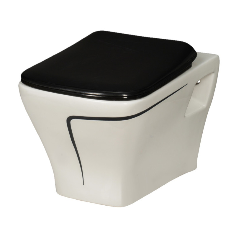Wall Mounted Commode Rimless Design Toilet | Belmonte