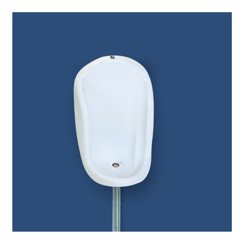 "Belmonte Large Gents Urinal Pot White Glossy | Wall Mount"