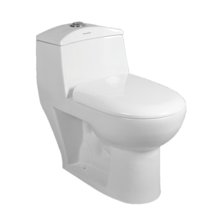 Buy Belmonte Siphonic One Piece Western Commode Toilet / EWC Tornad...