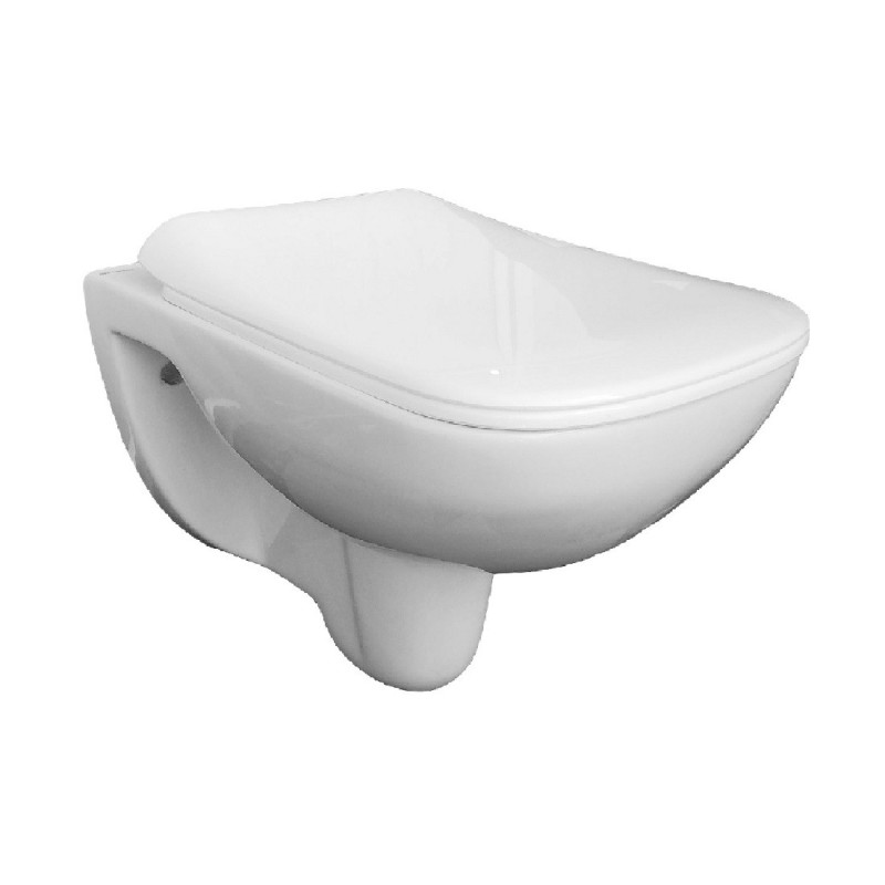 Buy Belmonte Rimless Ceramic Wall Mounted Toilet Wall Hung Commode ...