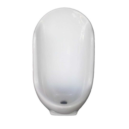 "Belmonte Large Gents Urinal Pot White Glossy | Wall Mount"